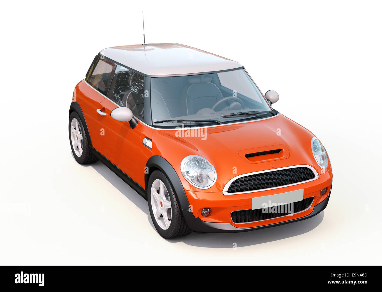 Modern compact car Stock Photo - Alamy