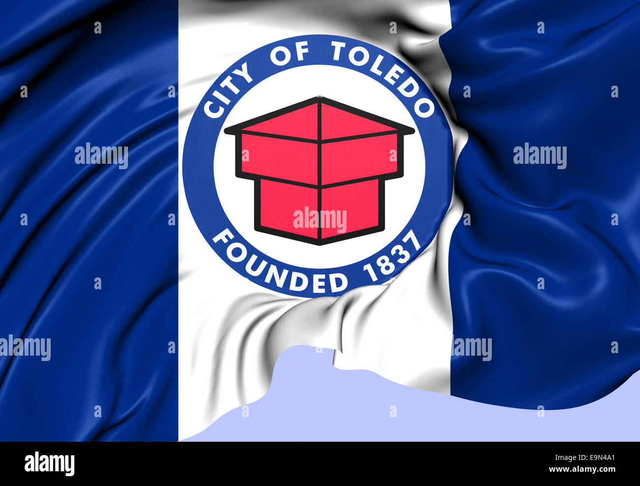 Flag of Toledo Stock Photo - Alamy