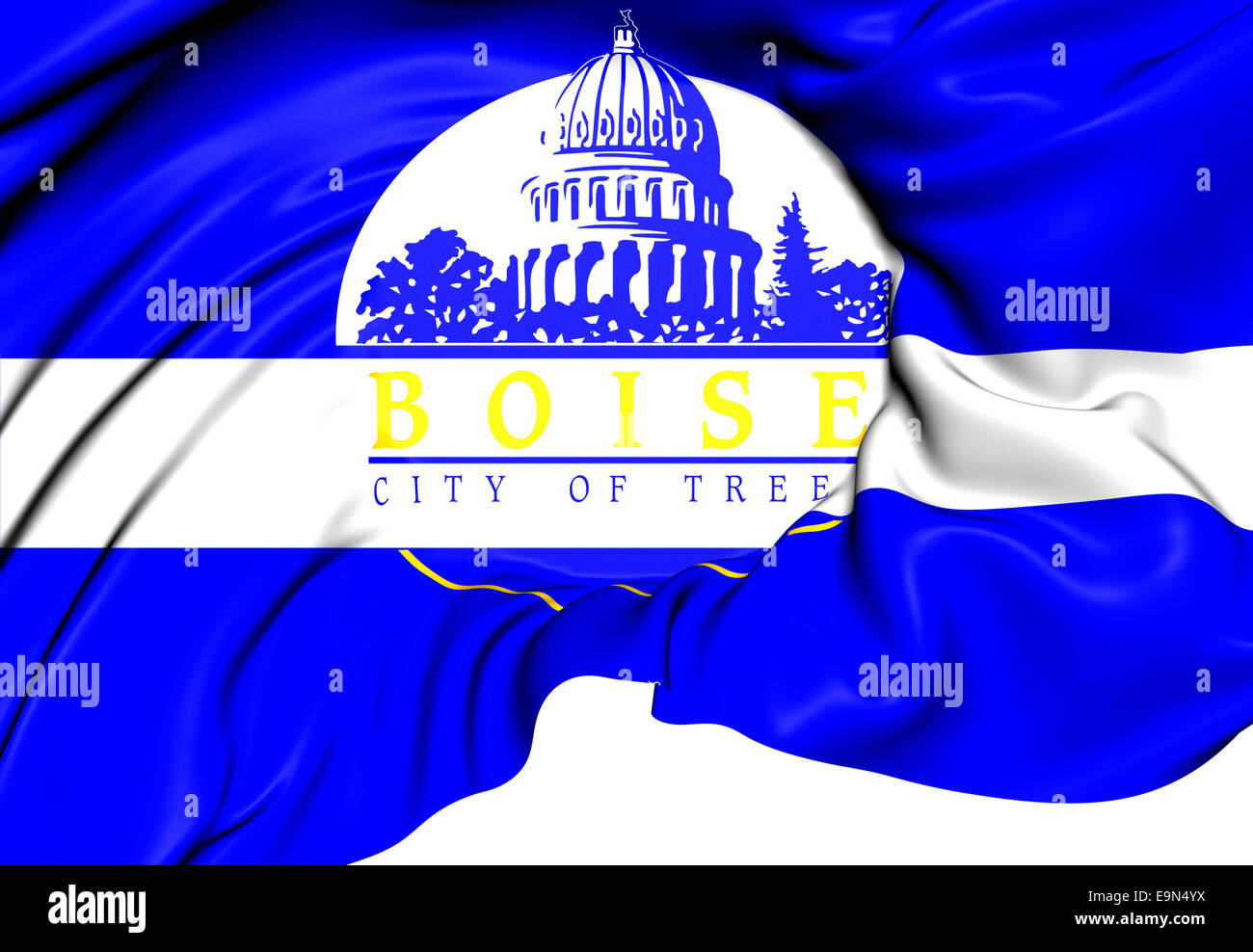 Flag of Boise Stock Photo - Alamy