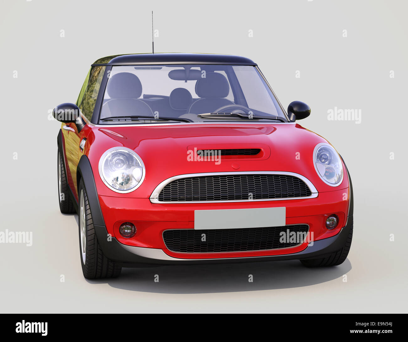 Modern compact car Stock Photo - Alamy