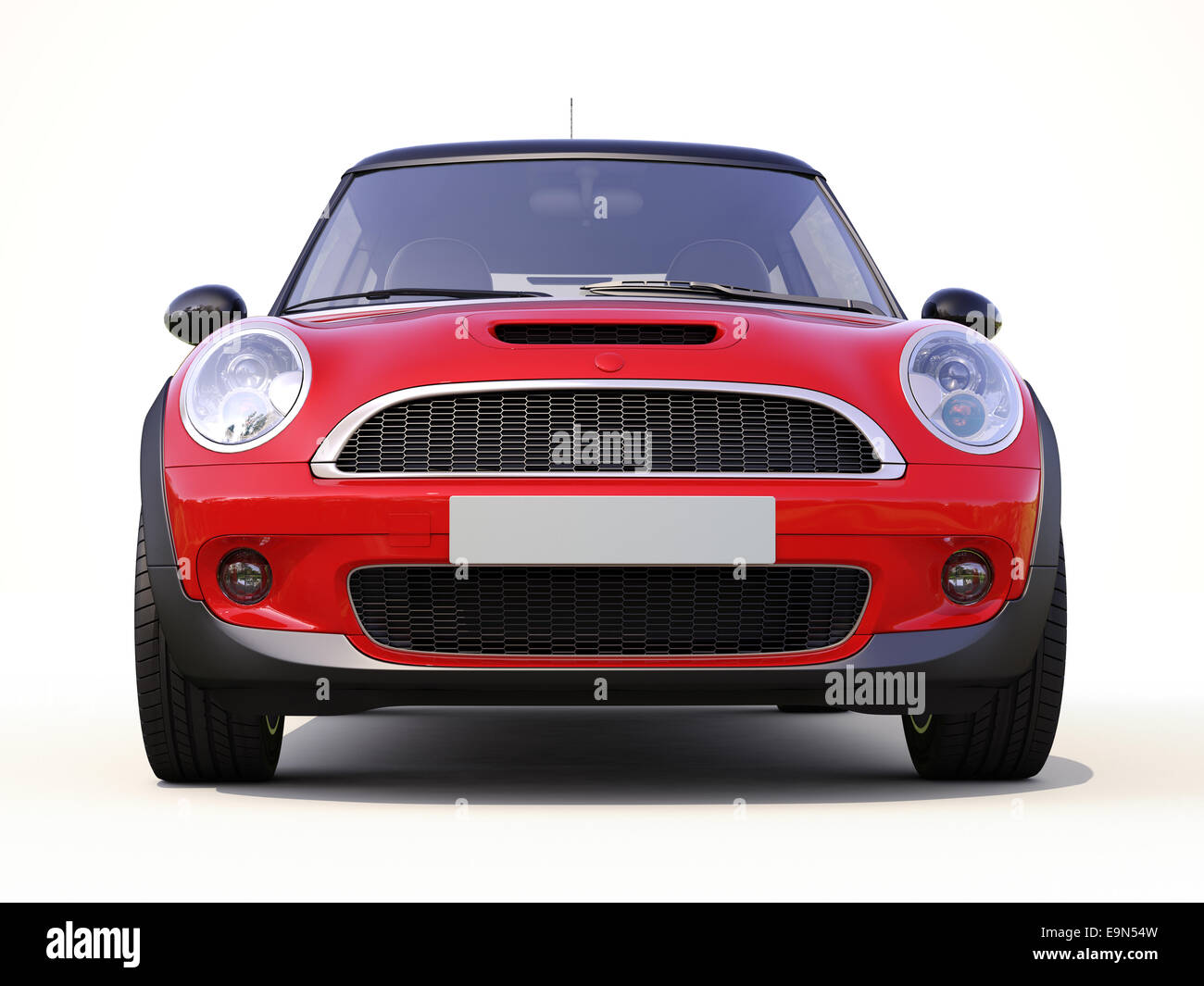 Modern compact car Stock Photo - Alamy