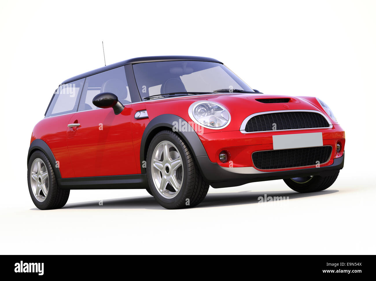 Modern compact car Stock Photo - Alamy