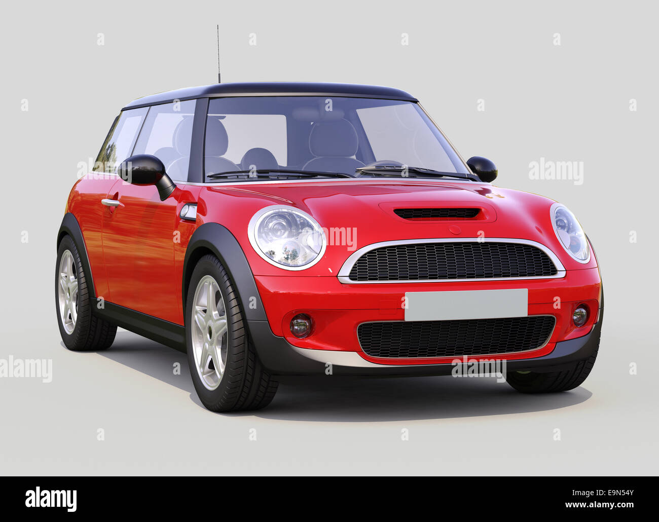 Modern compact car Stock Photo - Alamy