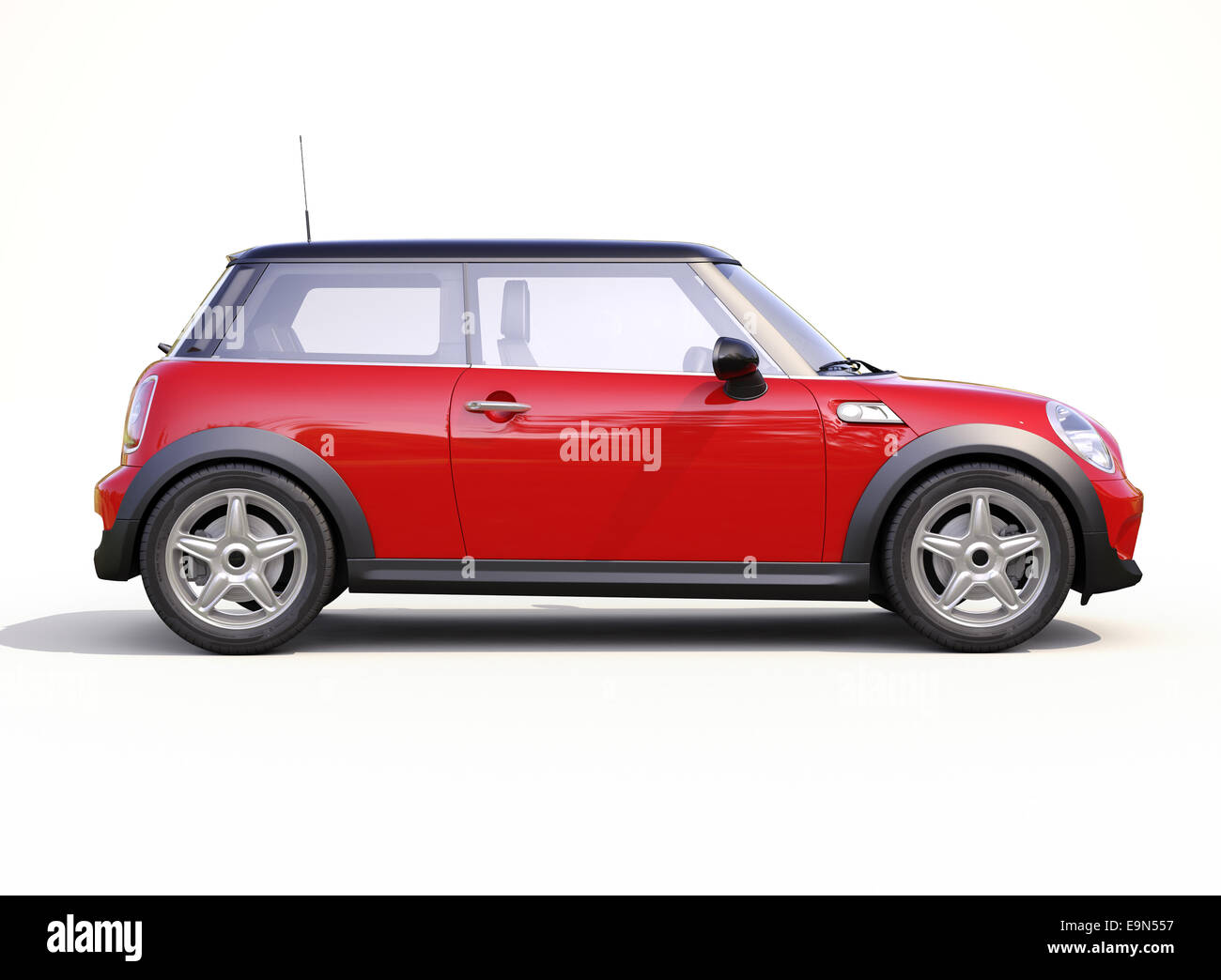 Modern compact car Stock Photo - Alamy