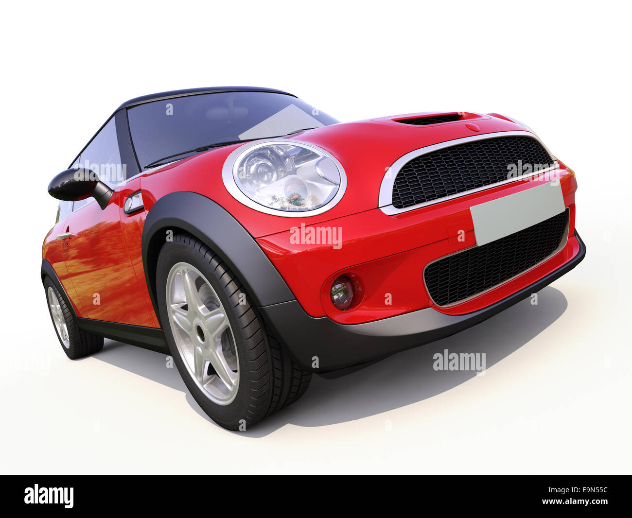 Modern compact car Stock Photo - Alamy