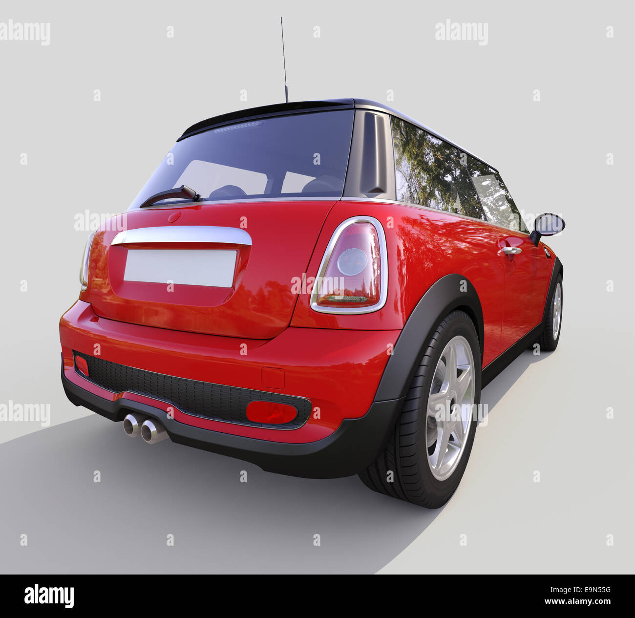 Modern compact car Stock Photo - Alamy