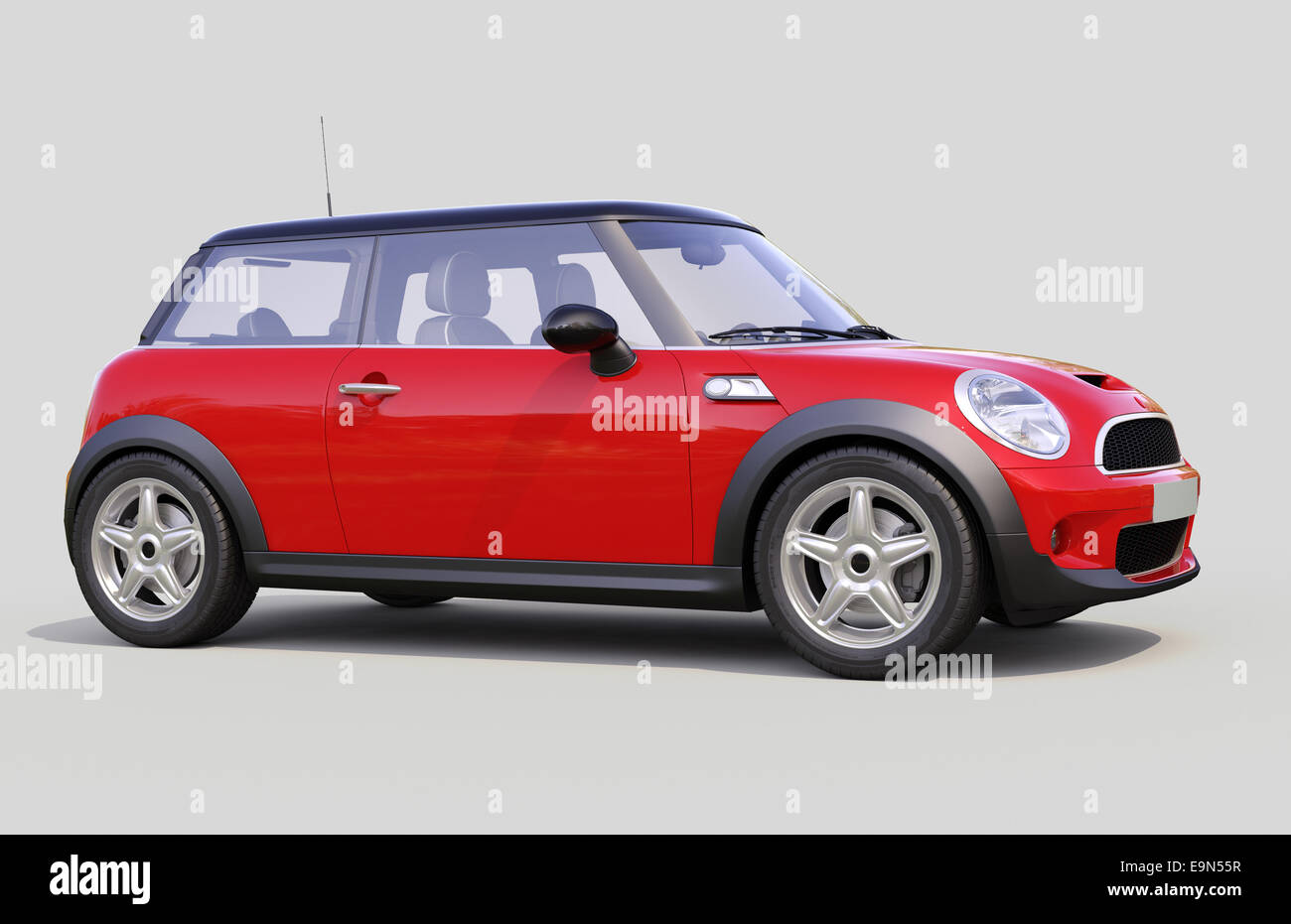 Modern compact car Stock Photo - Alamy