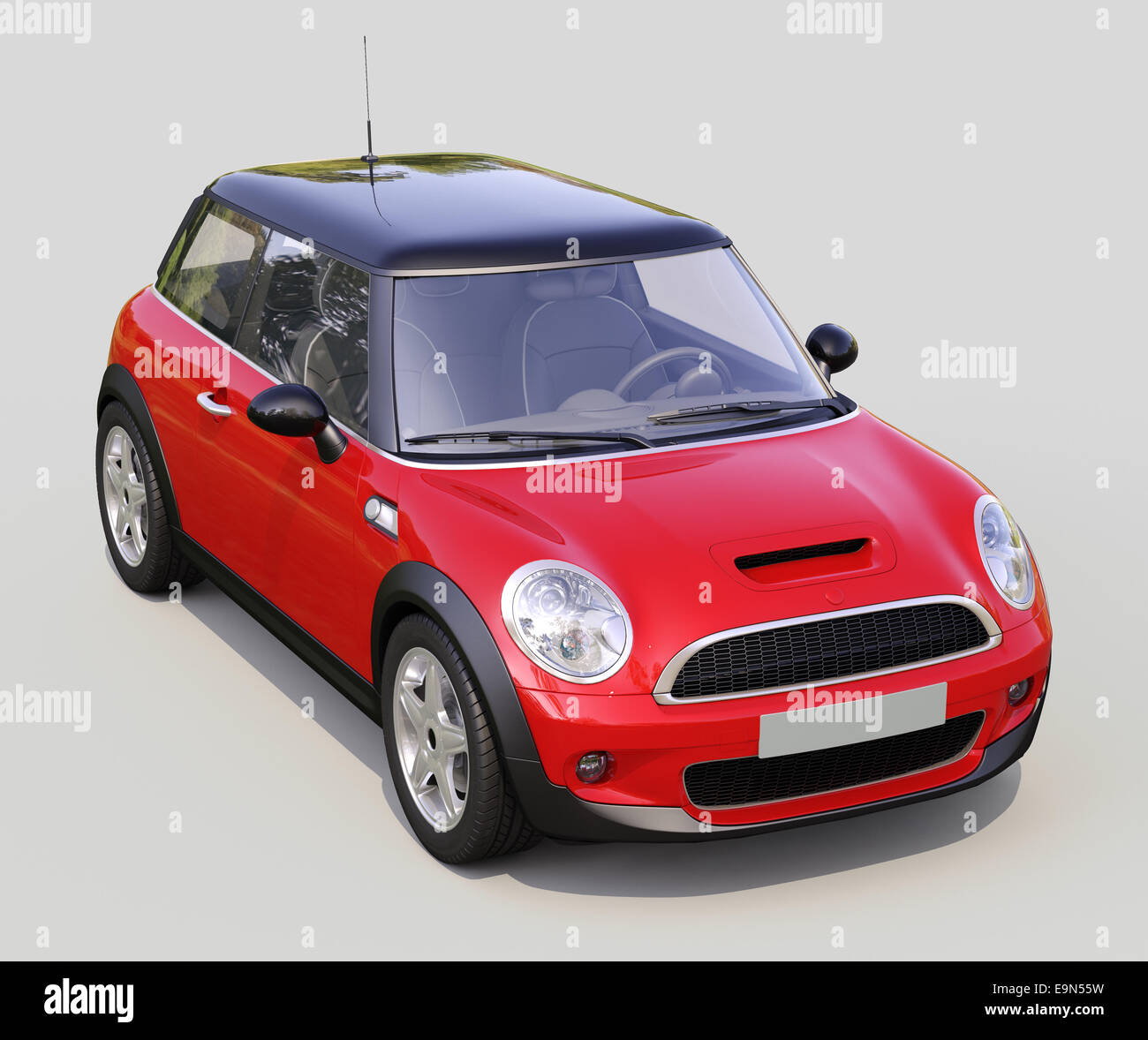 Modern compact car Stock Photo - Alamy