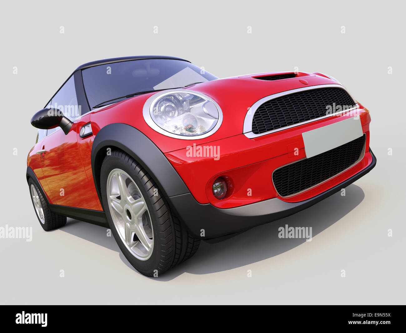 Modern compact car Stock Photo - Alamy