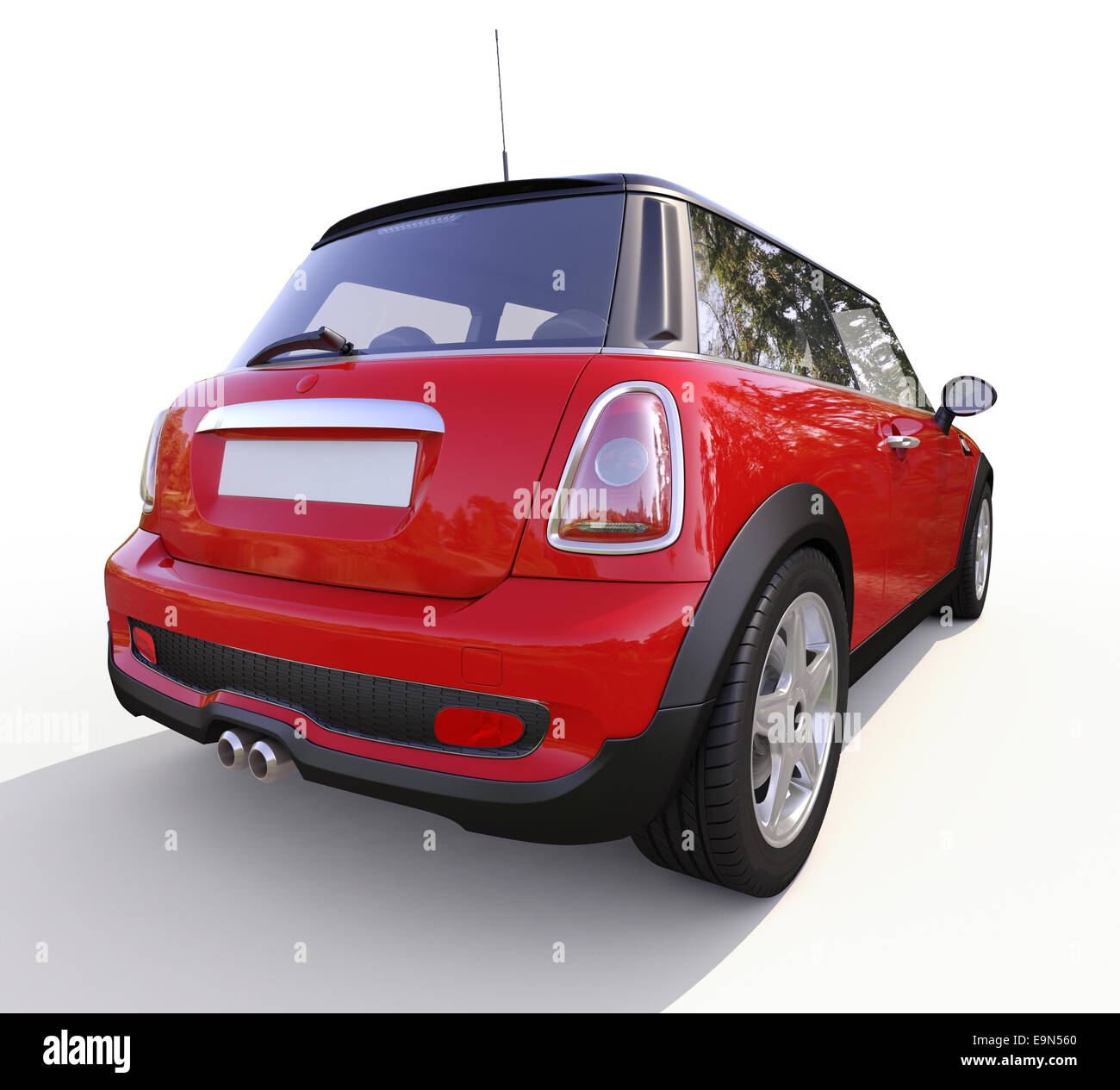 Modern compact car Stock Photo - Alamy