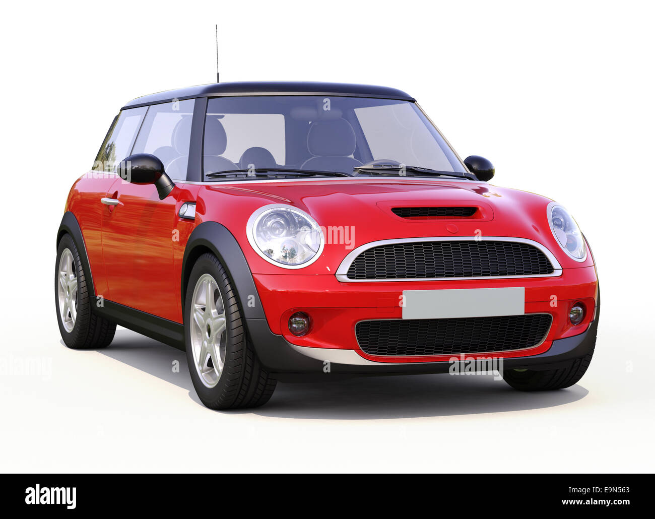 Modern compact car Stock Photo - Alamy