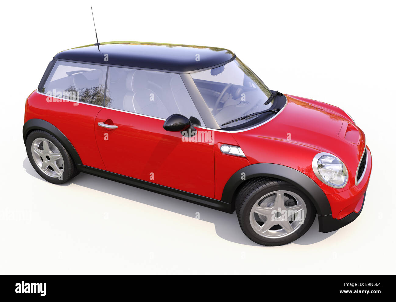 Modern compact car Stock Photo - Alamy