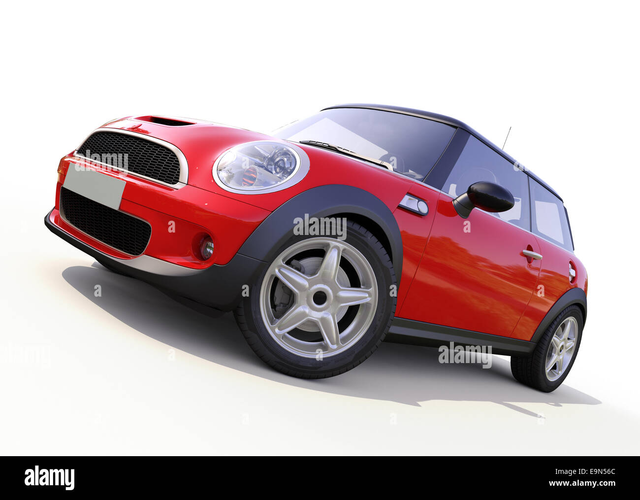 Modern compact car Stock Photo - Alamy