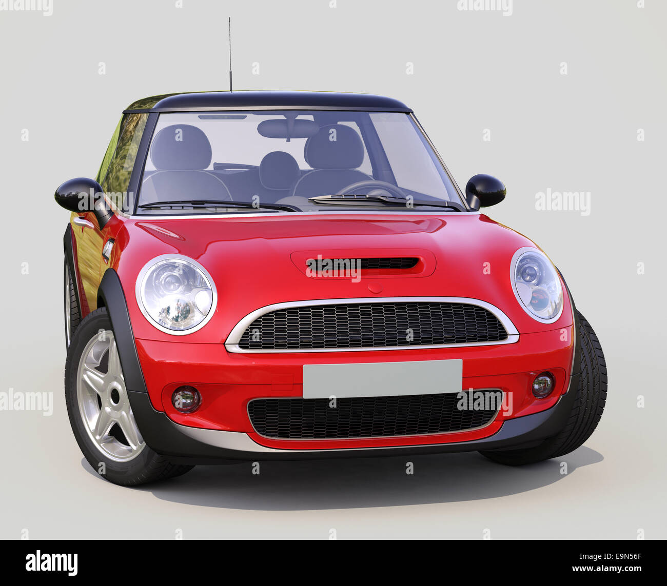 Modern compact car Stock Photo - Alamy