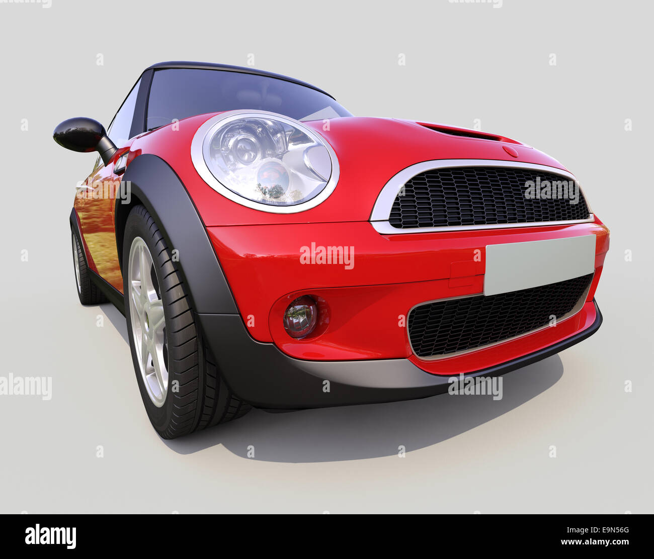 Modern compact car Stock Photo - Alamy