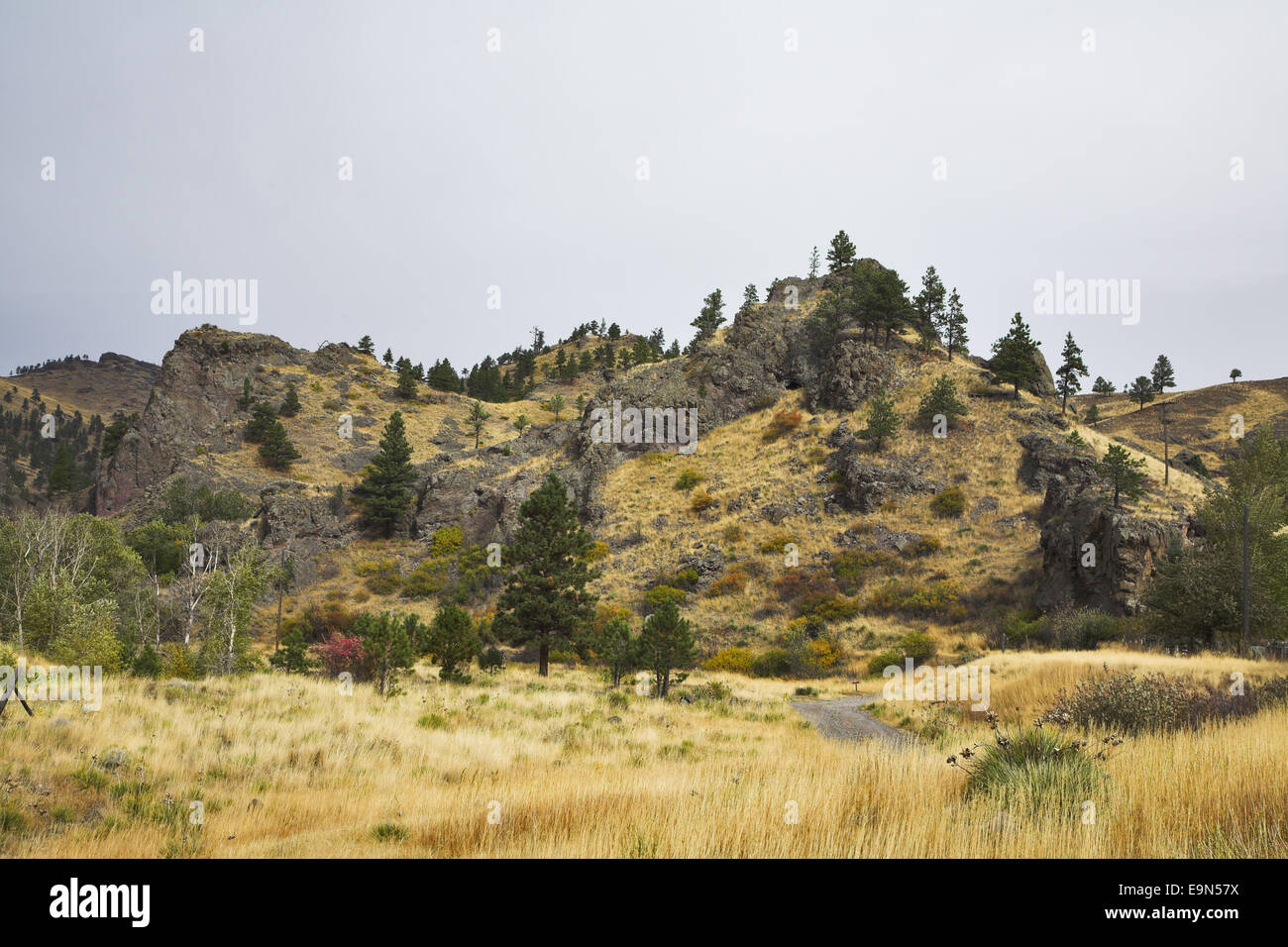Valley of the river Missouri Stock Photo - Alamy