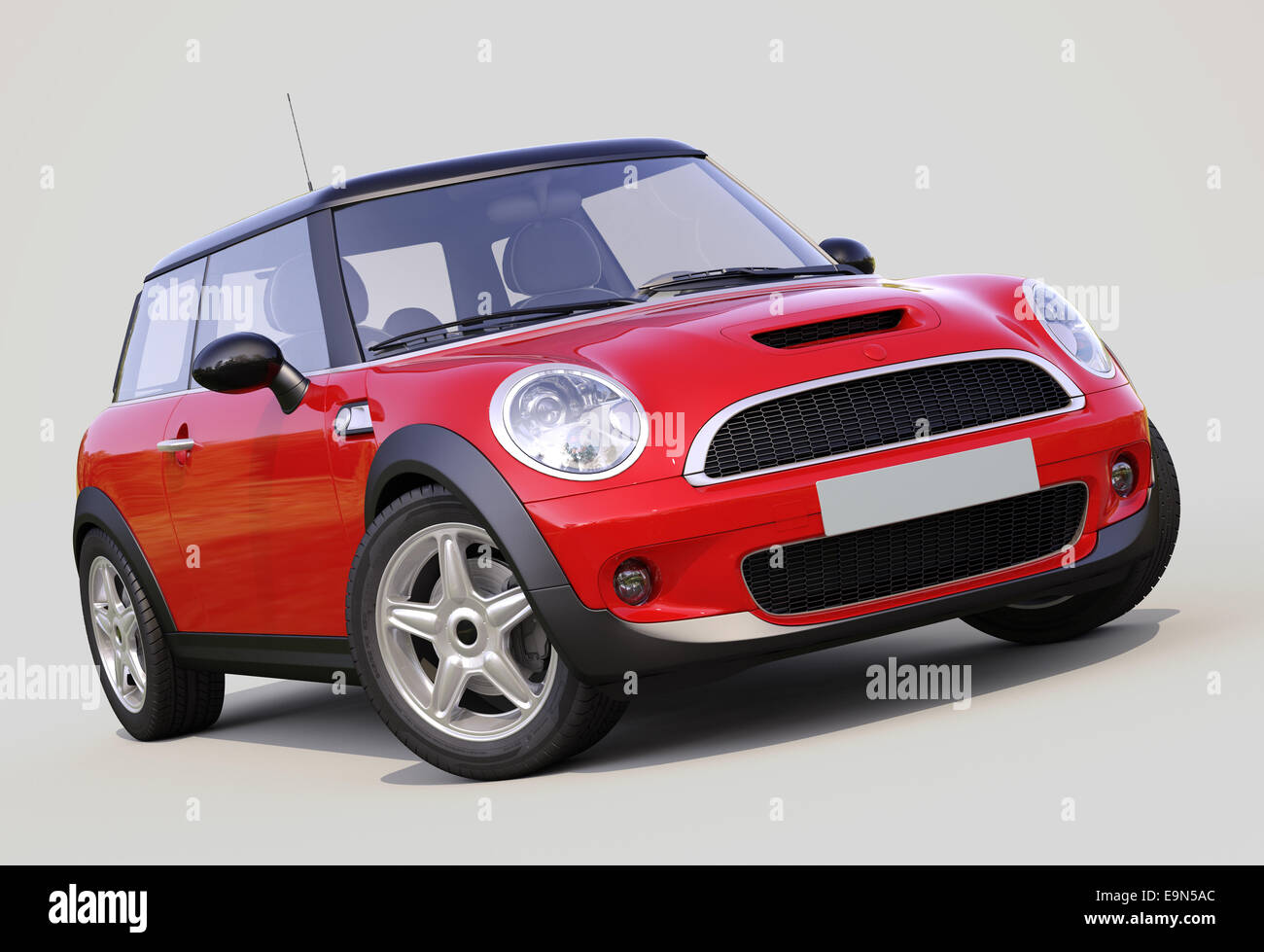 Modern compact car Stock Photo - Alamy
