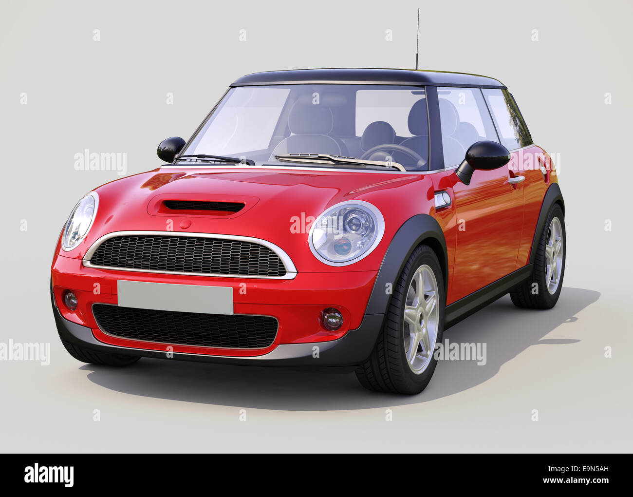 Modern compact car Stock Photo - Alamy