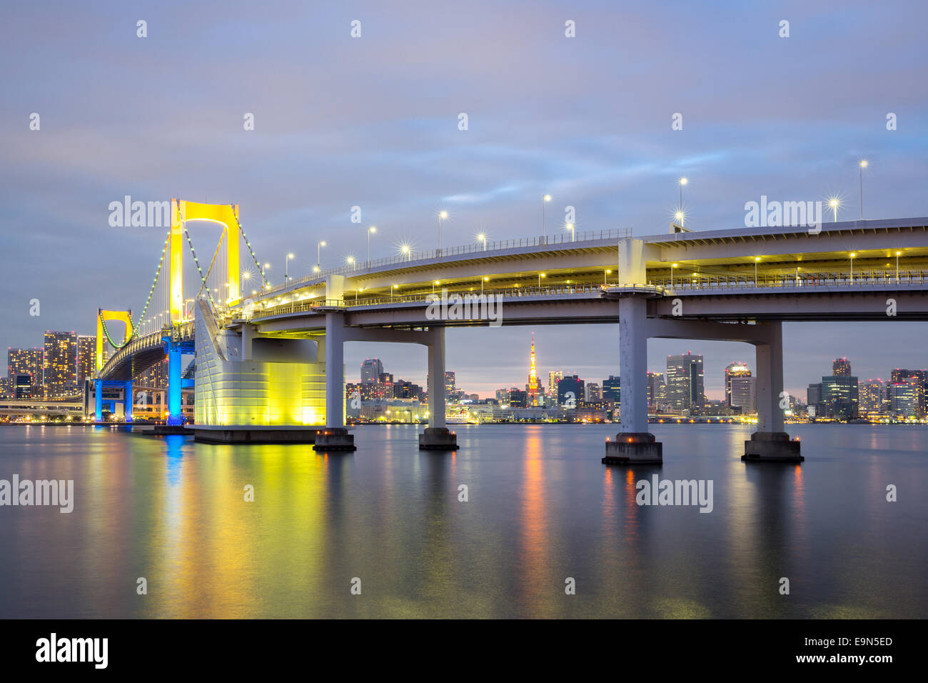 Tokyo Rainbow bridge Stock Photo - Alamy