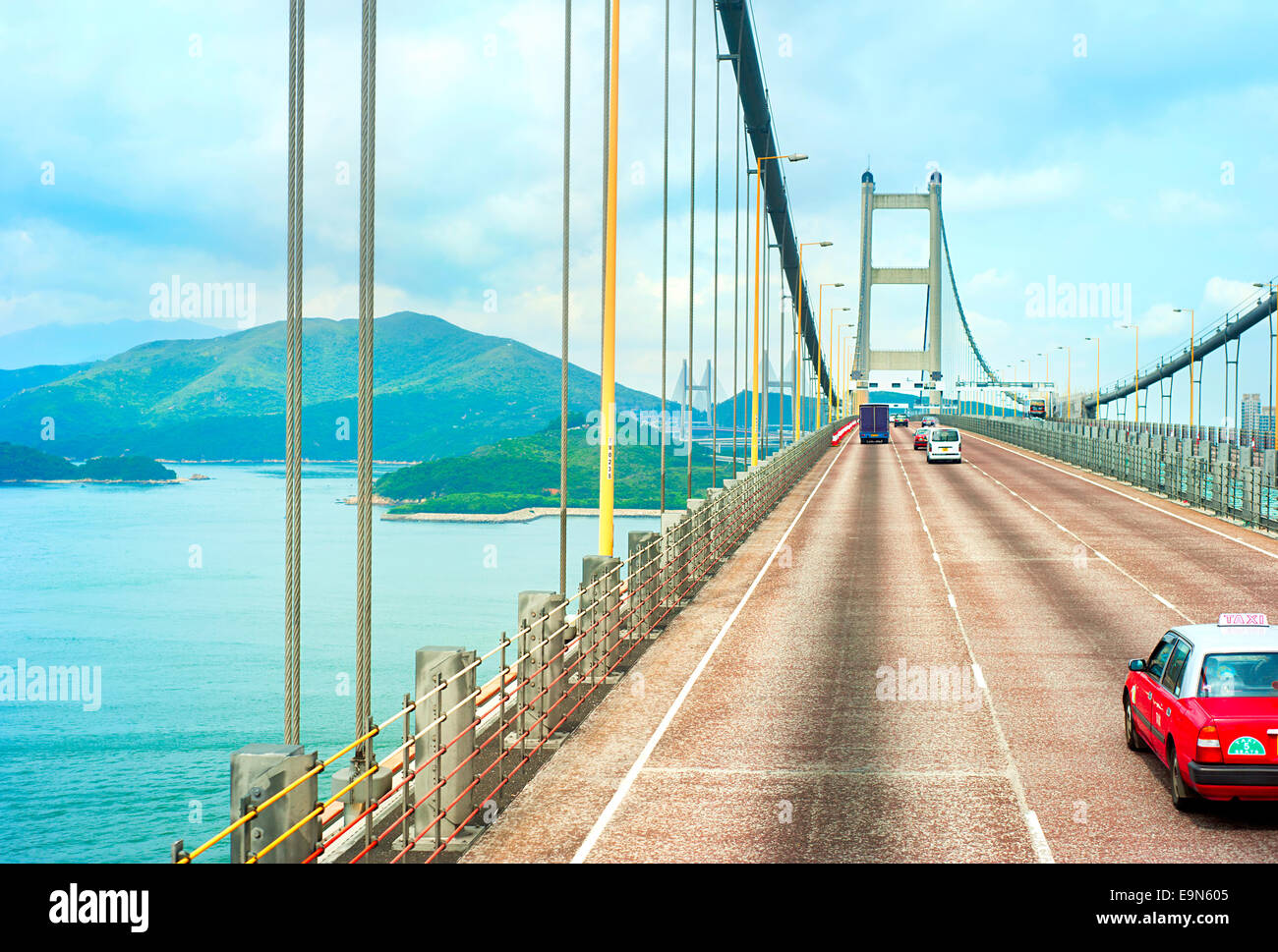 Tsing Ma bridge Stock Photo - Alamy