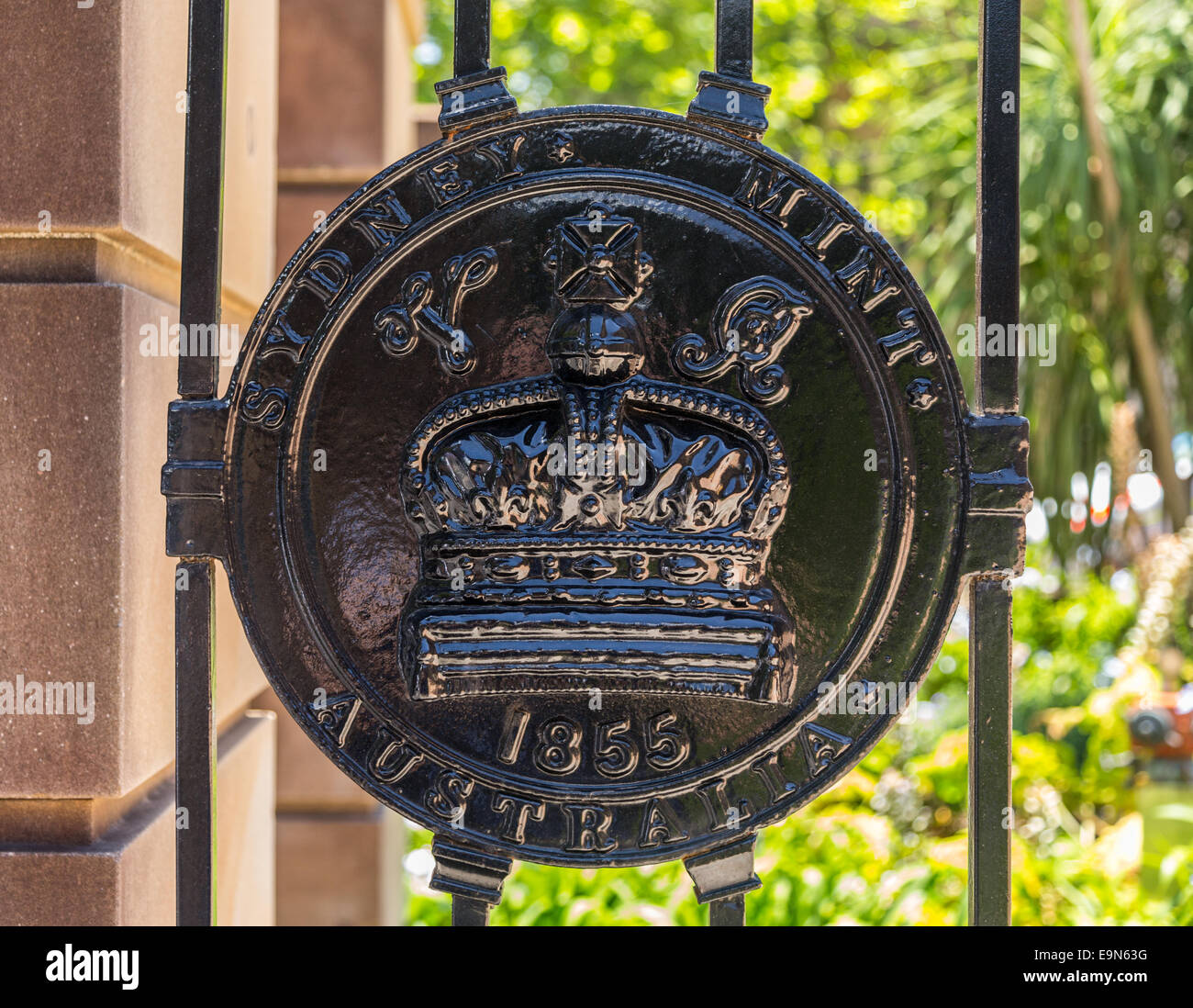 Badge of Sydney Mint Australia Stock Photo - Alamy