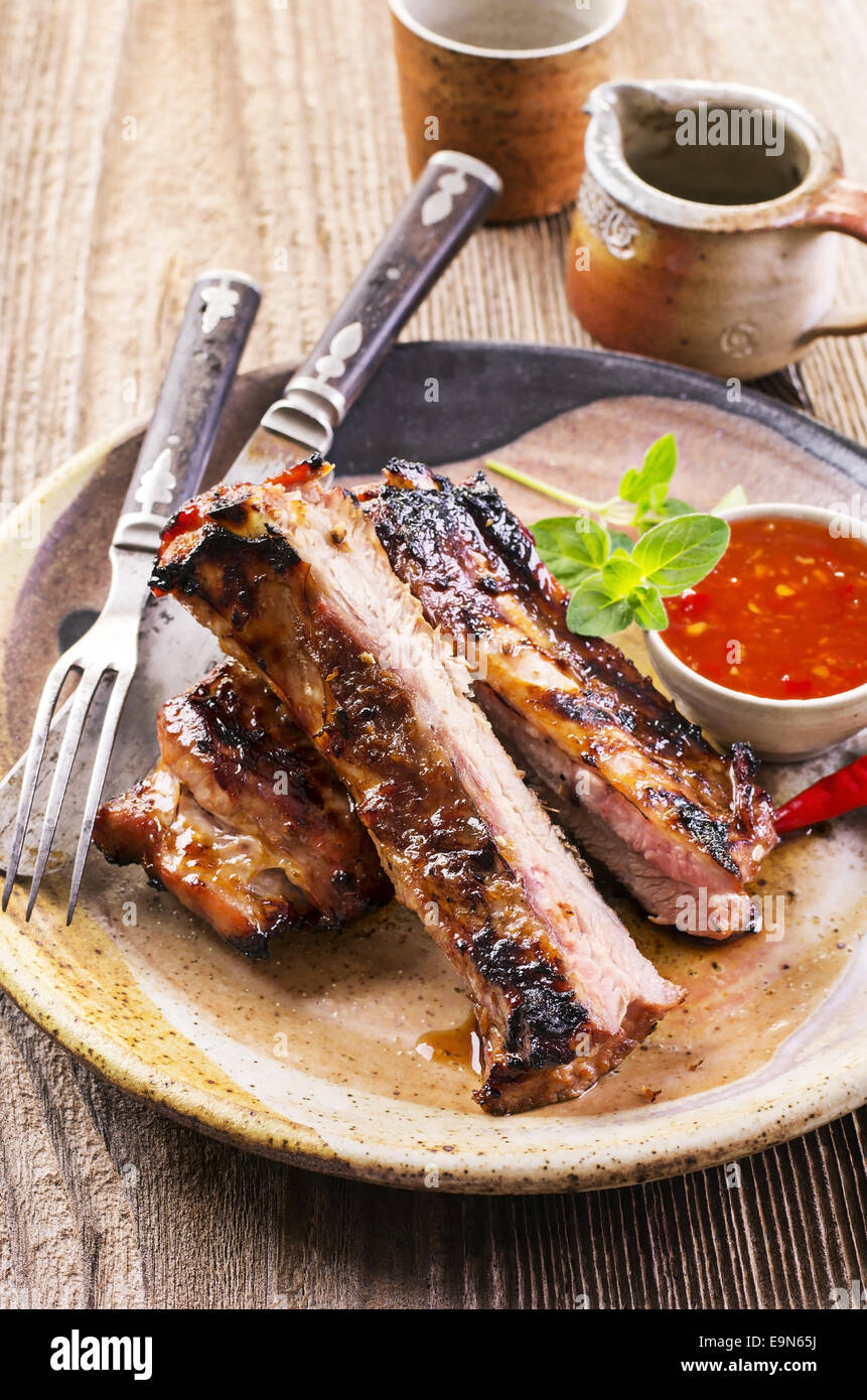 Chilli pork ribs hi-res stock photography and images - Alamy