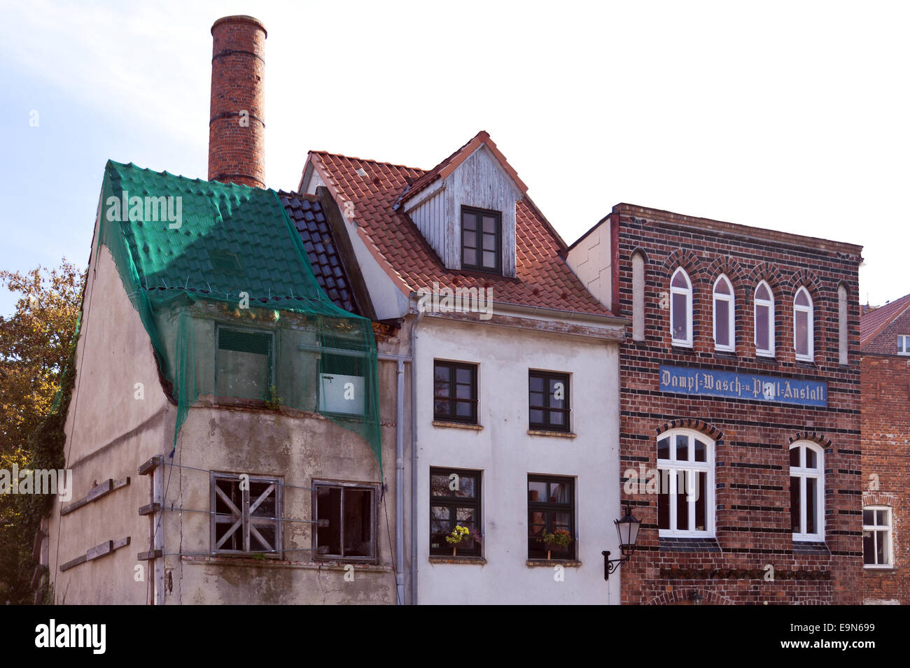 Building in Wismar Stock Photo - Alamy