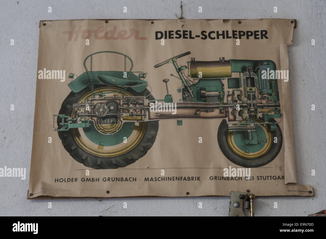 Advertising Poster for Farm Machinery Stock Photo - Alamy