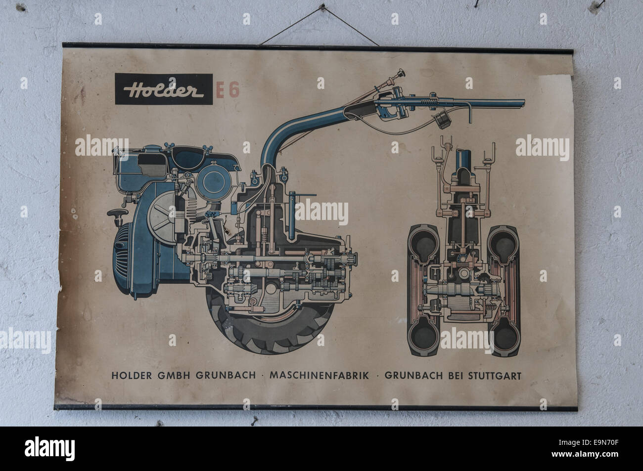 Advertising Poster for Farm Machinery Stock Photo - Alamy