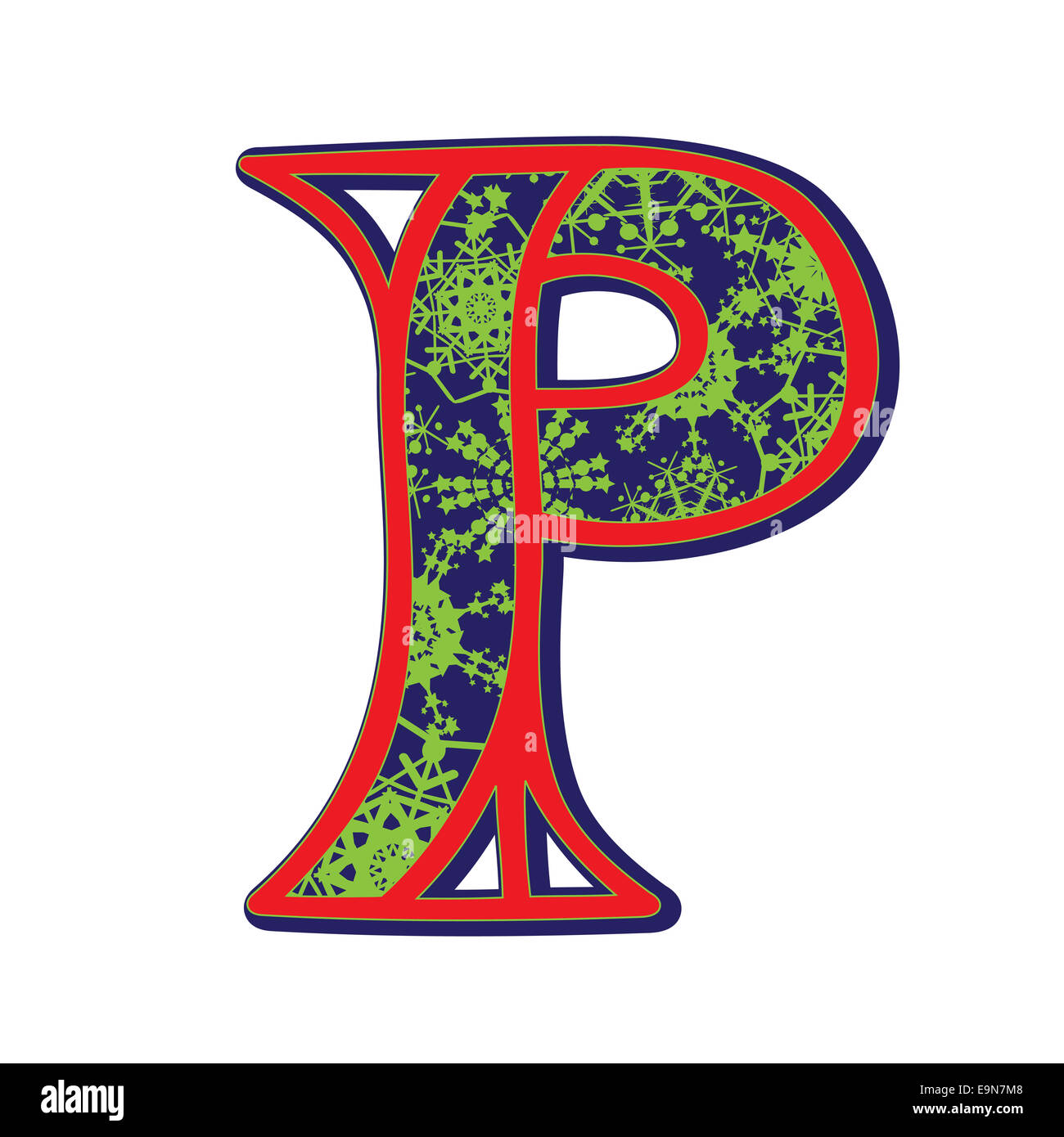 winter letter P Stock Photo - Alamy