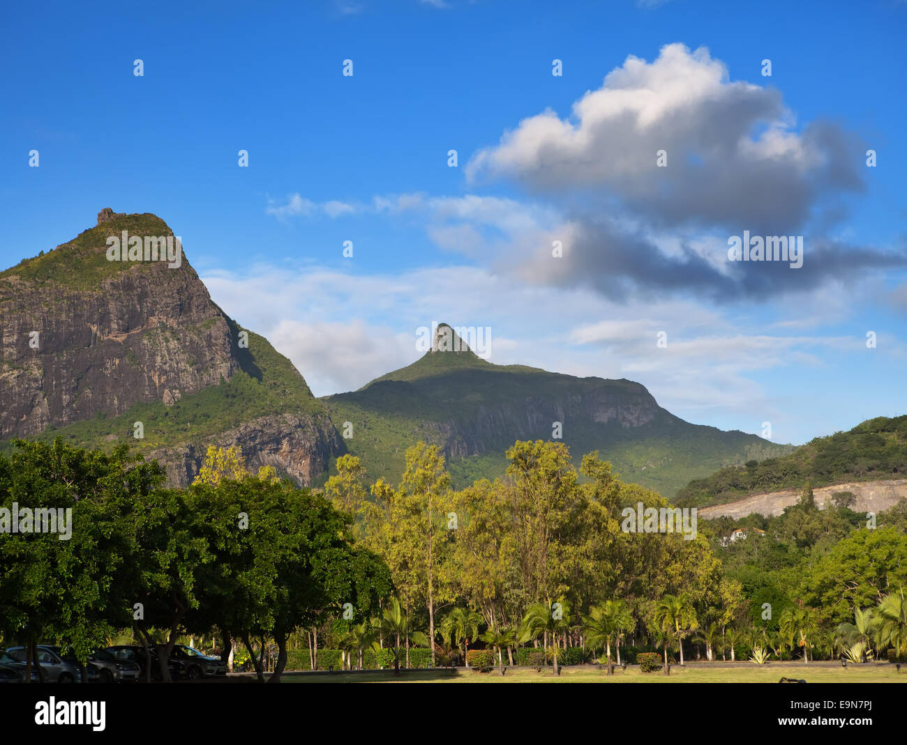 Mauritius, landscape of the island Stock Photo - Alamy