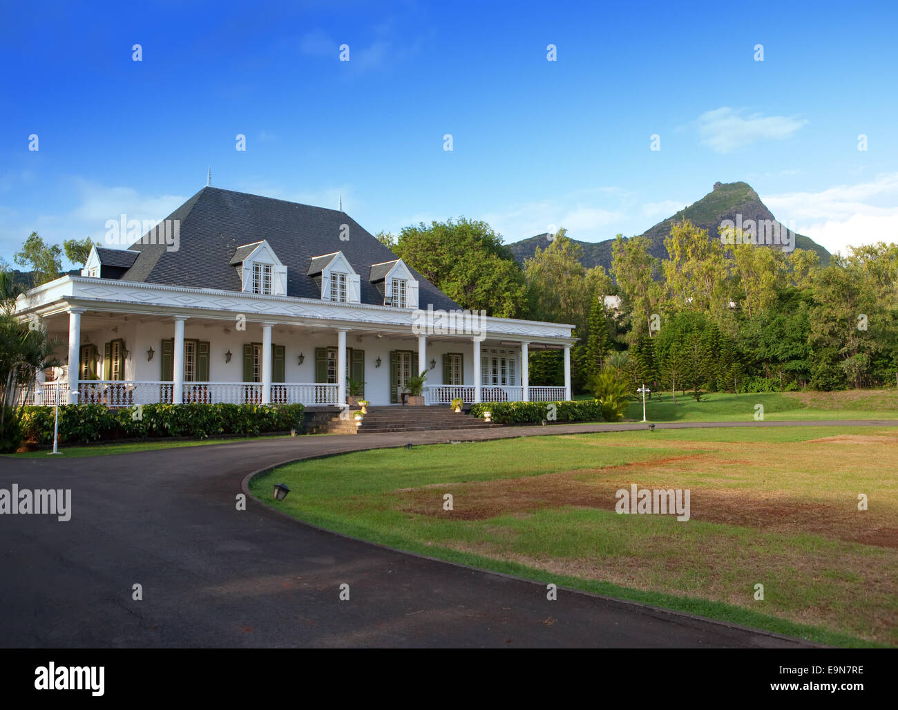 The ancient estate on Mauritius Stock Photo - Alamy