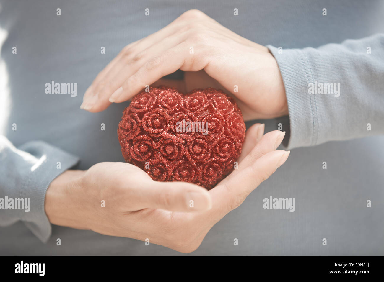 Hands heart hi-res stock photography and images - Alamy