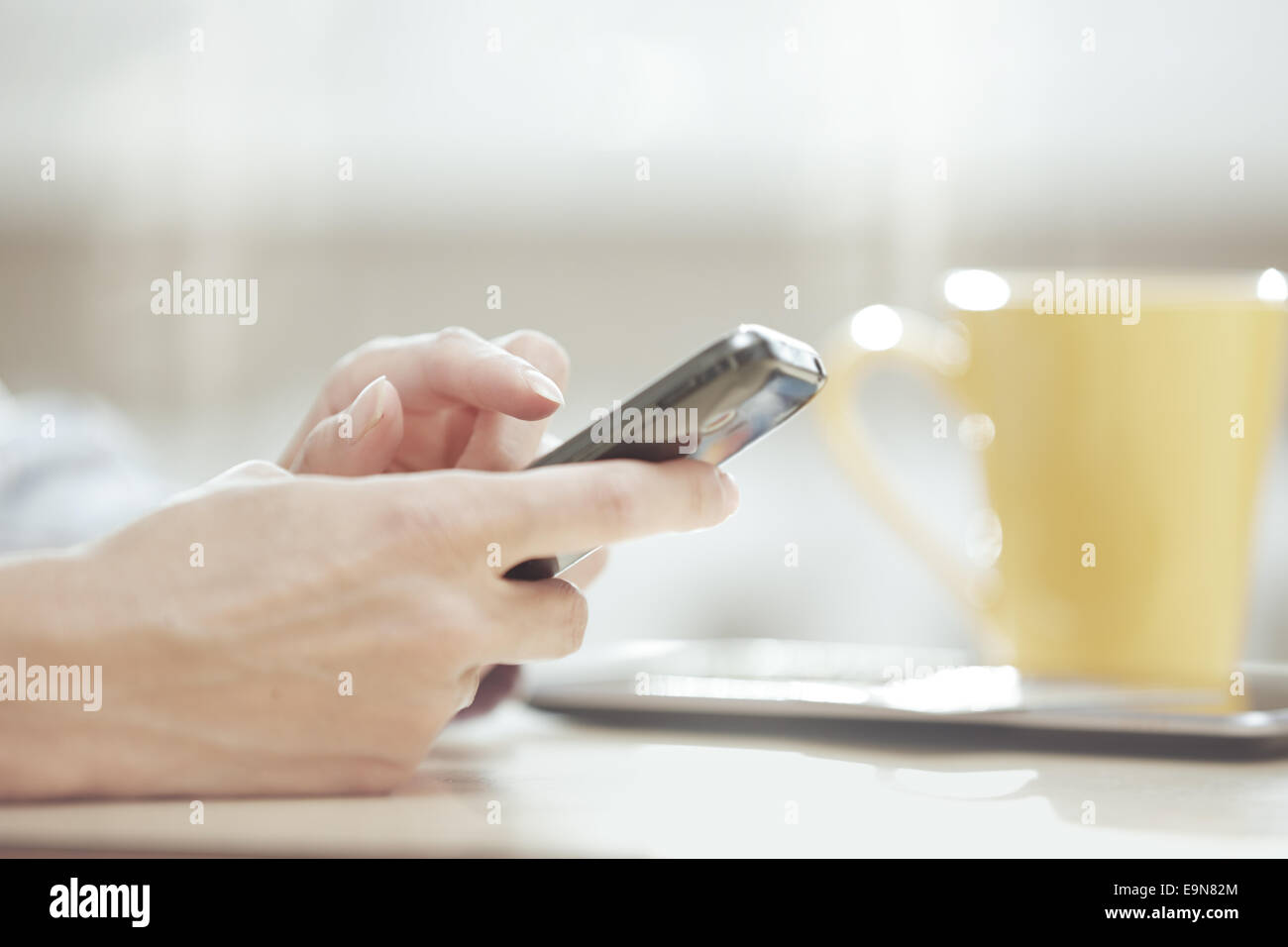 Smartphone user hi-res stock photography and images - Alamy