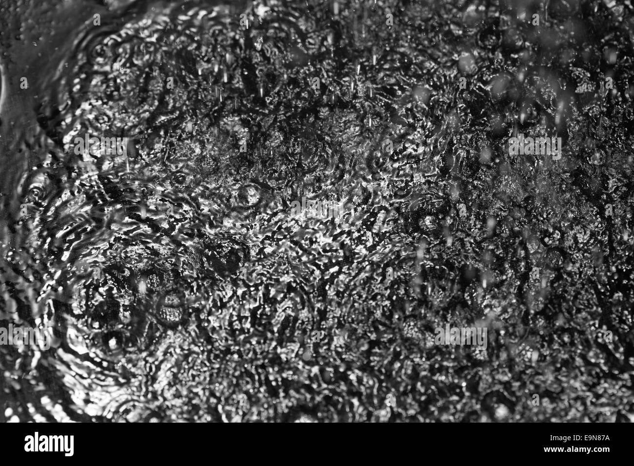 Sprinkle of rain Black and White Stock Photos & Images - Alamy