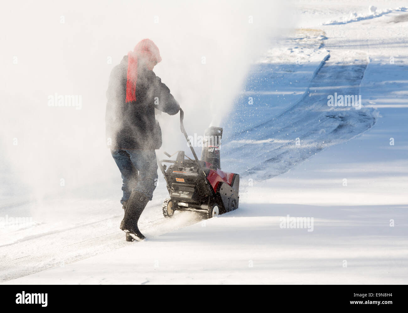 Snowblower hi-res stock photography and images - Alamy