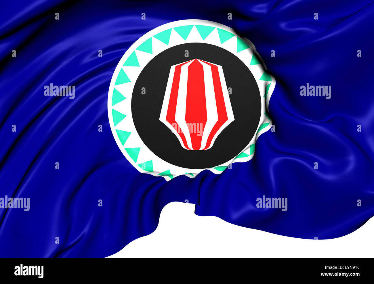 Autonomous Region of Bougainville Flag Stock Photo - Alamy