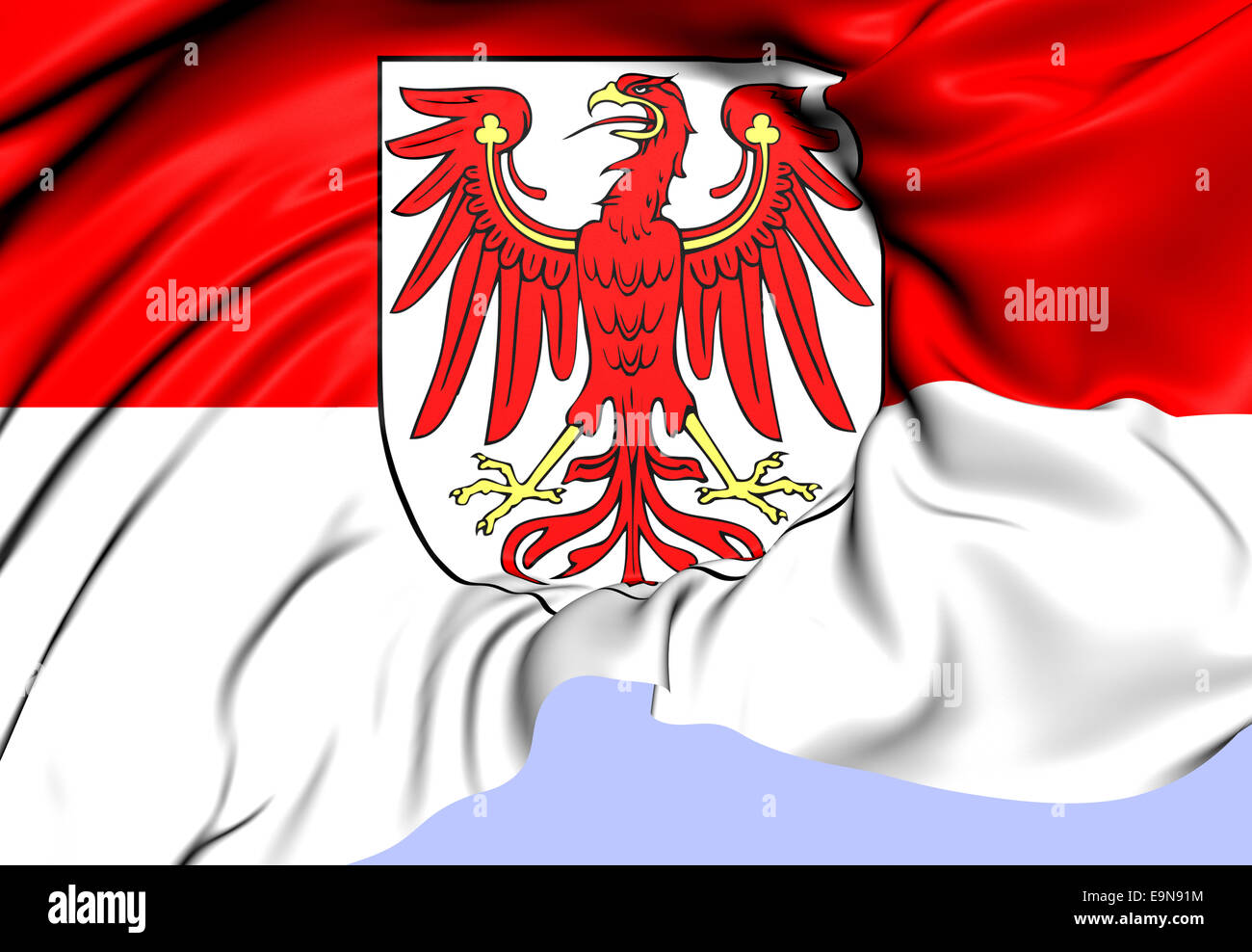 Brandenburg state flag hi-res stock photography and images - Alamy