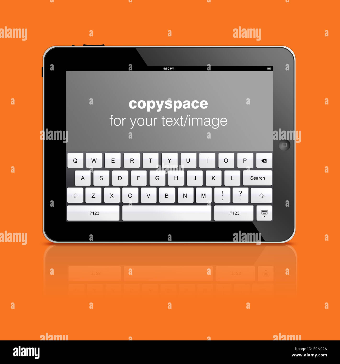 Tablet with keyboard Cut Out Stock Images & Pictures - Alamy