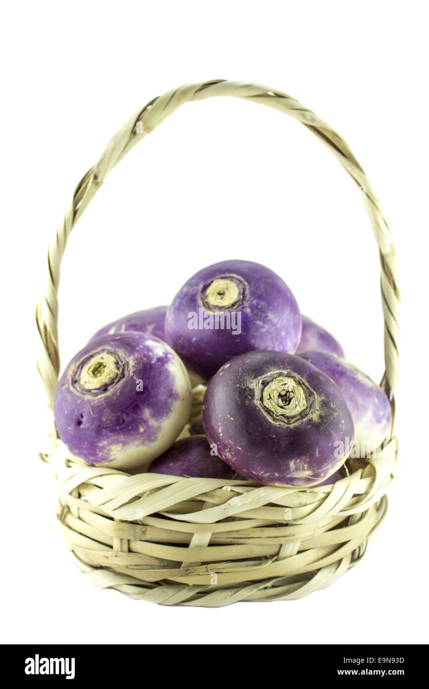 purple headed turnips Stock Photo - Alamy
