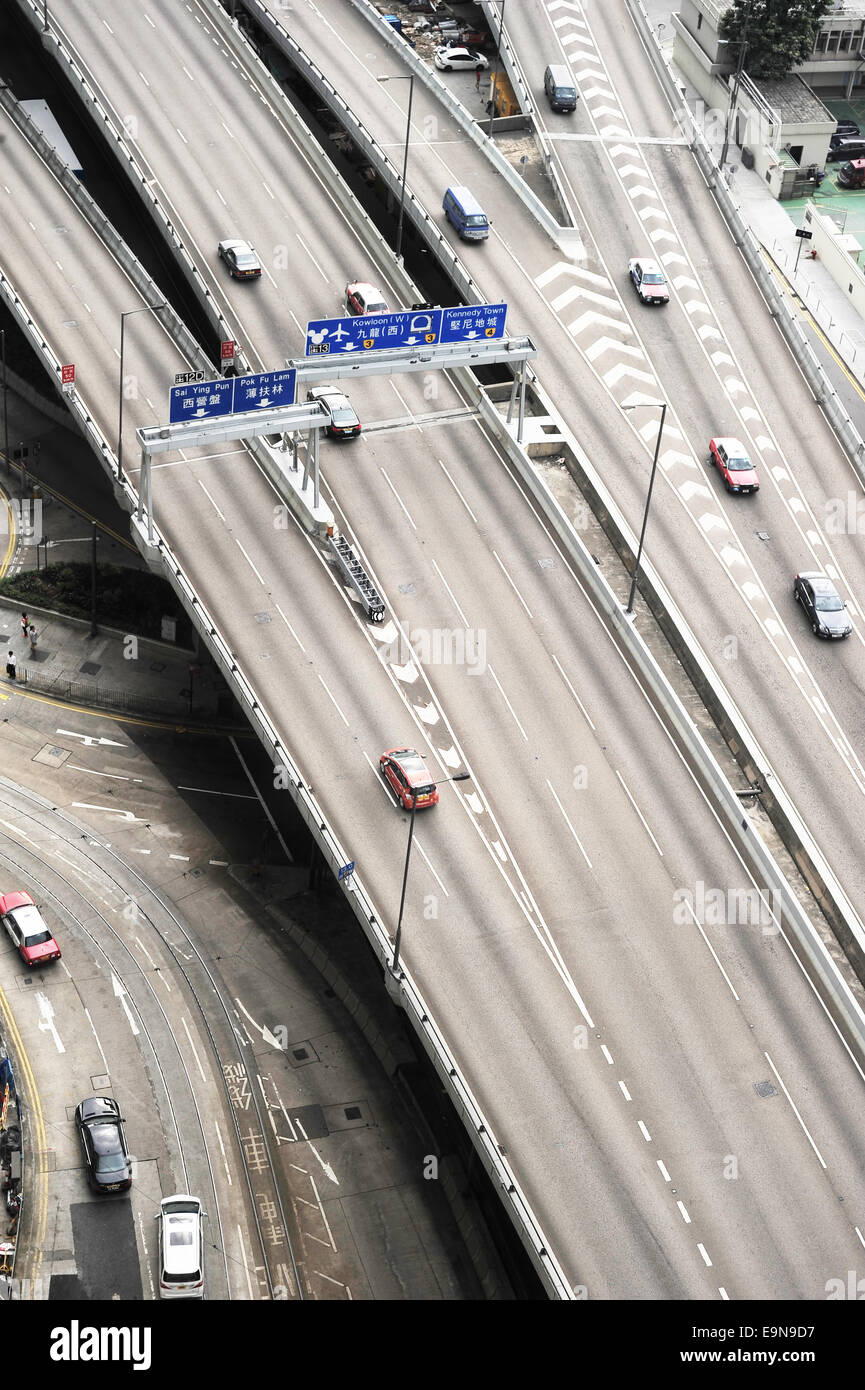 Hong kong road hi-res stock photography and images - Alamy