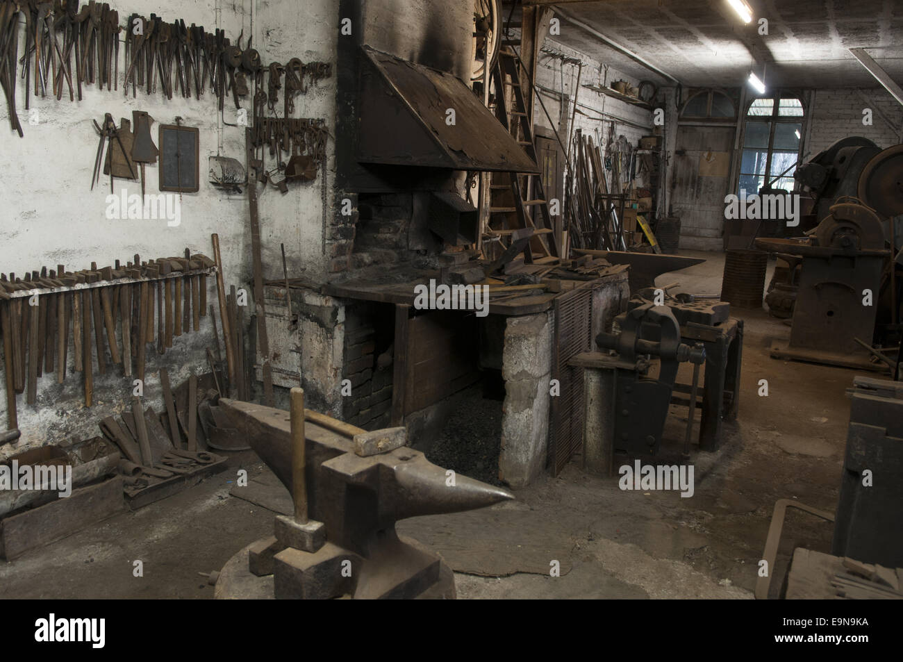 Anvil in a forge Stock Photo - Alamy