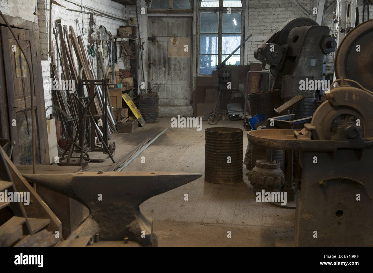 Anvil in a forge Stock Photo - Alamy