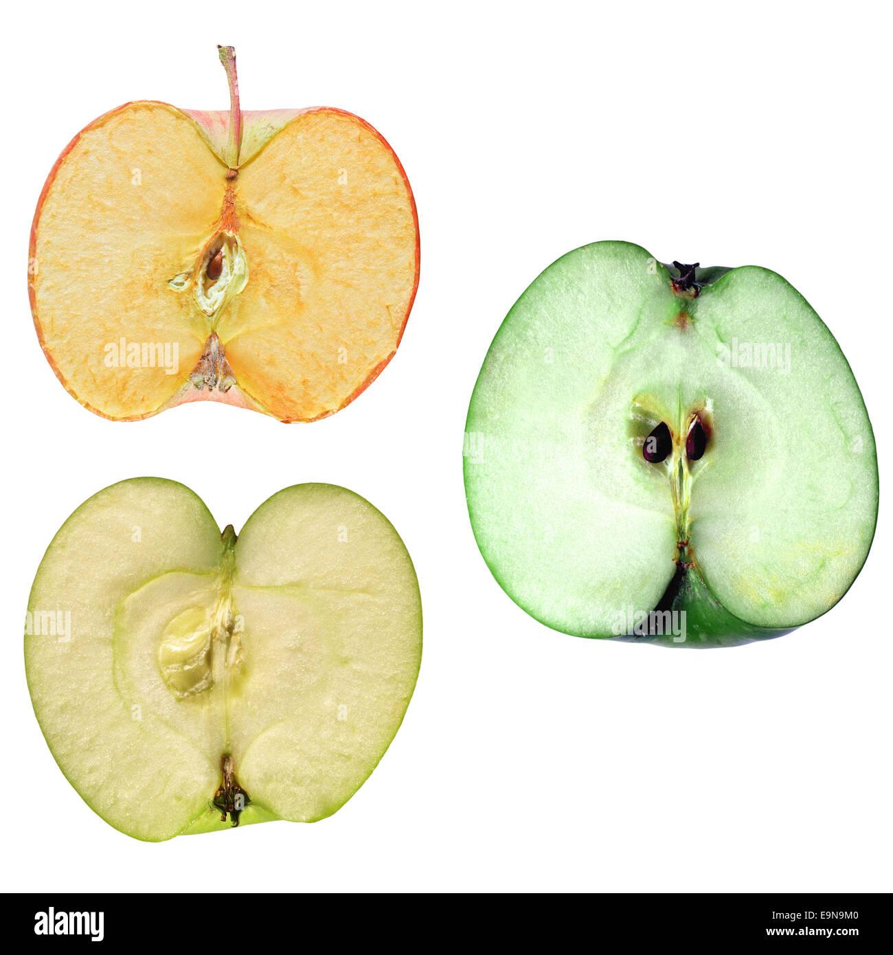Granny smith apple slice hi-res stock photography and images - Alamy