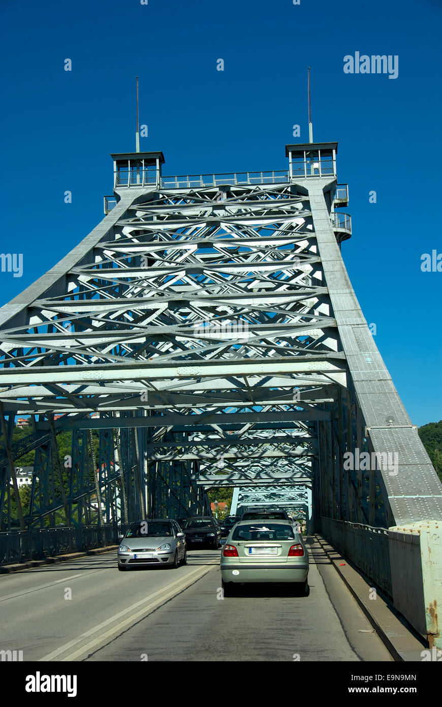 Famous bridge in Dresden Stock Photo - Alamy