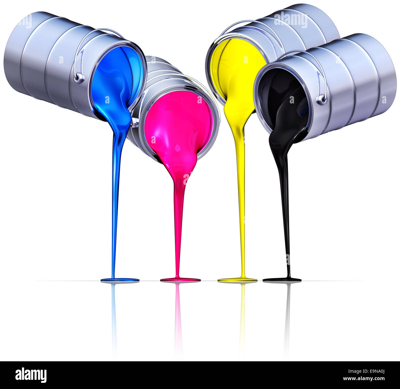 Cmyk splash hi-res stock photography and images - Alamy
