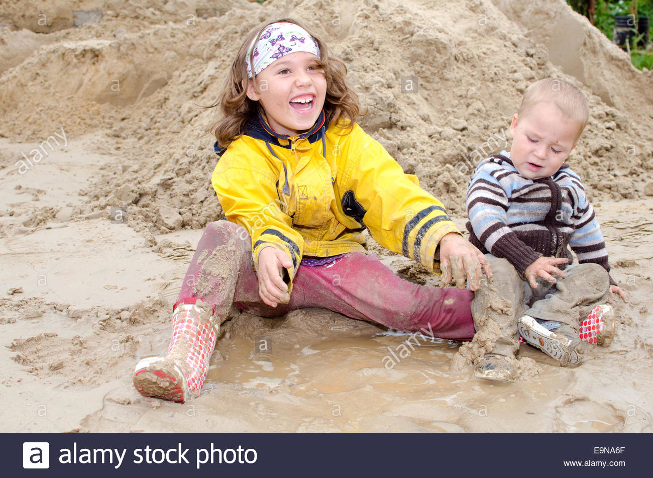 Dirty Children Playing Stock Photos & Dirty Children Playing Stock ...