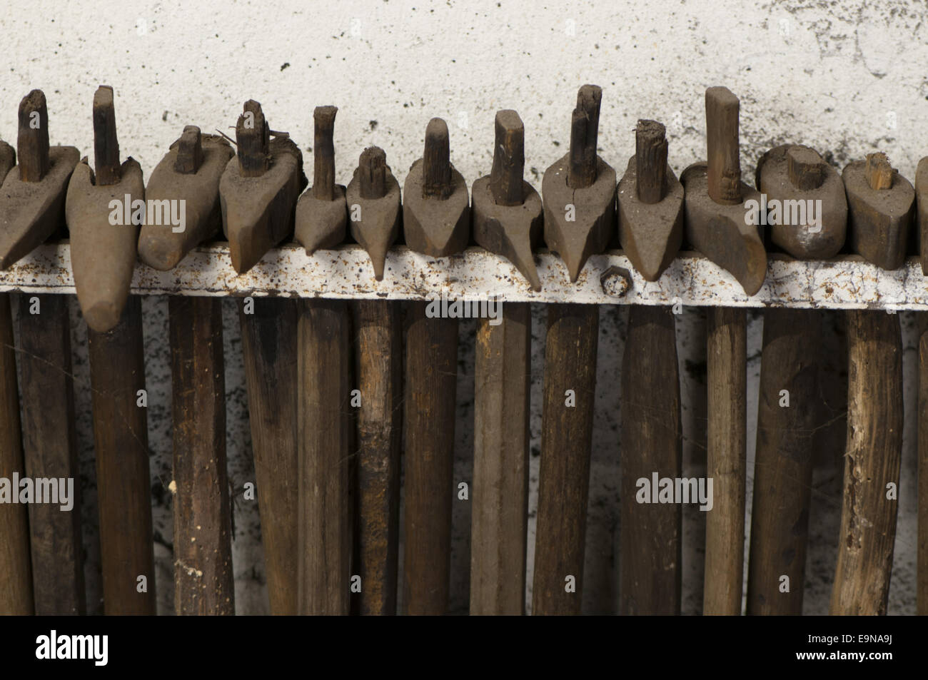 blacksmith tool in a forge Stock Photo - Alamy