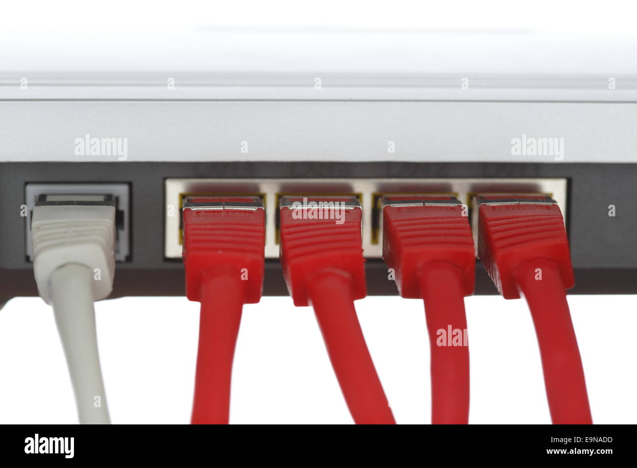 Inserting an ethernet connector hi-res stock photography and images - Alamy