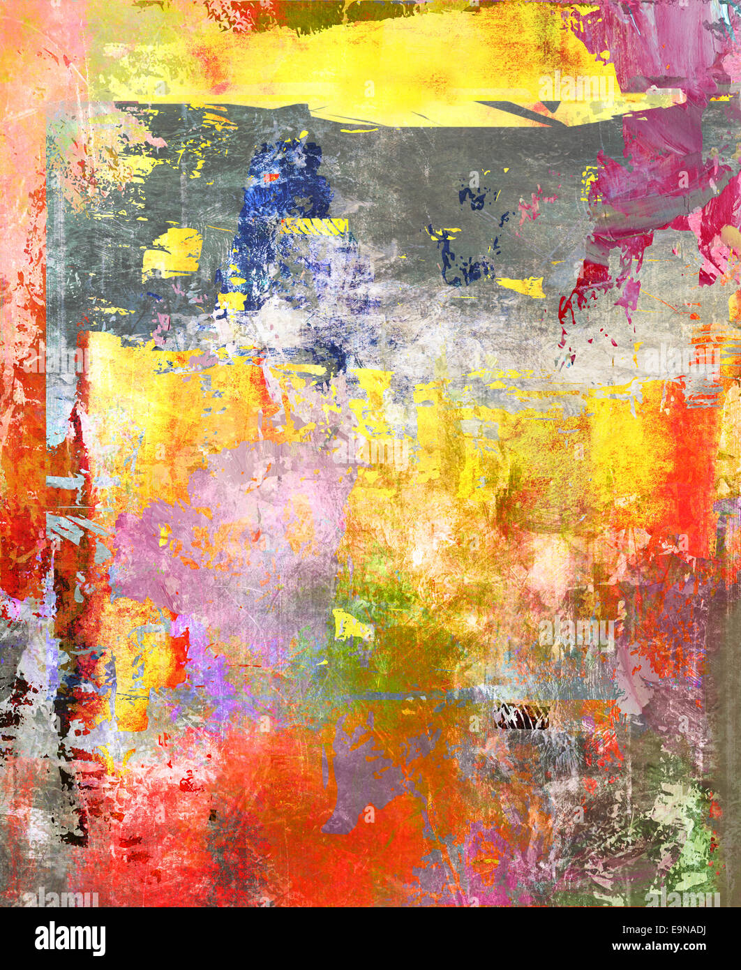 abstract artwork - mixed media Stock Photo - Alamy